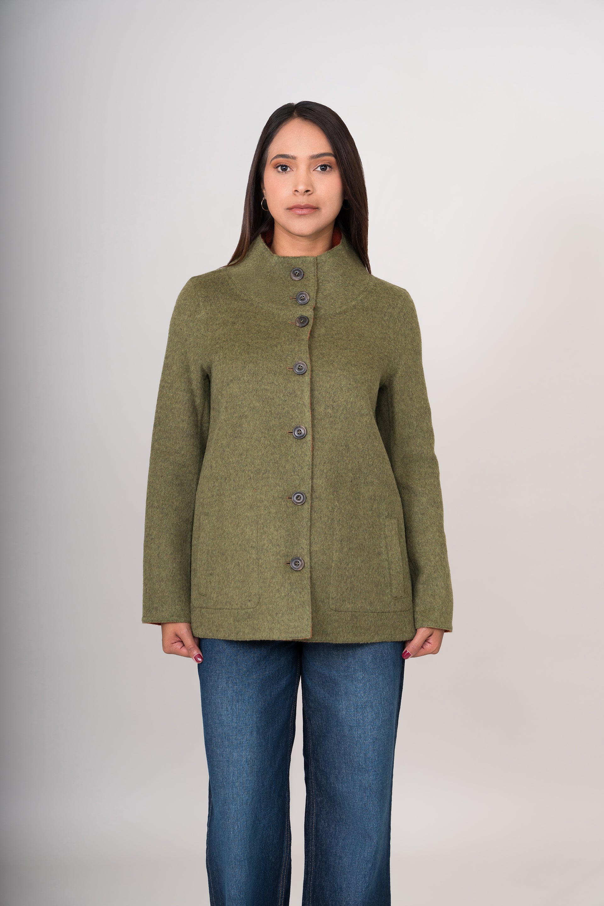 SACO REMATE 103 | VERDE/NARANJA